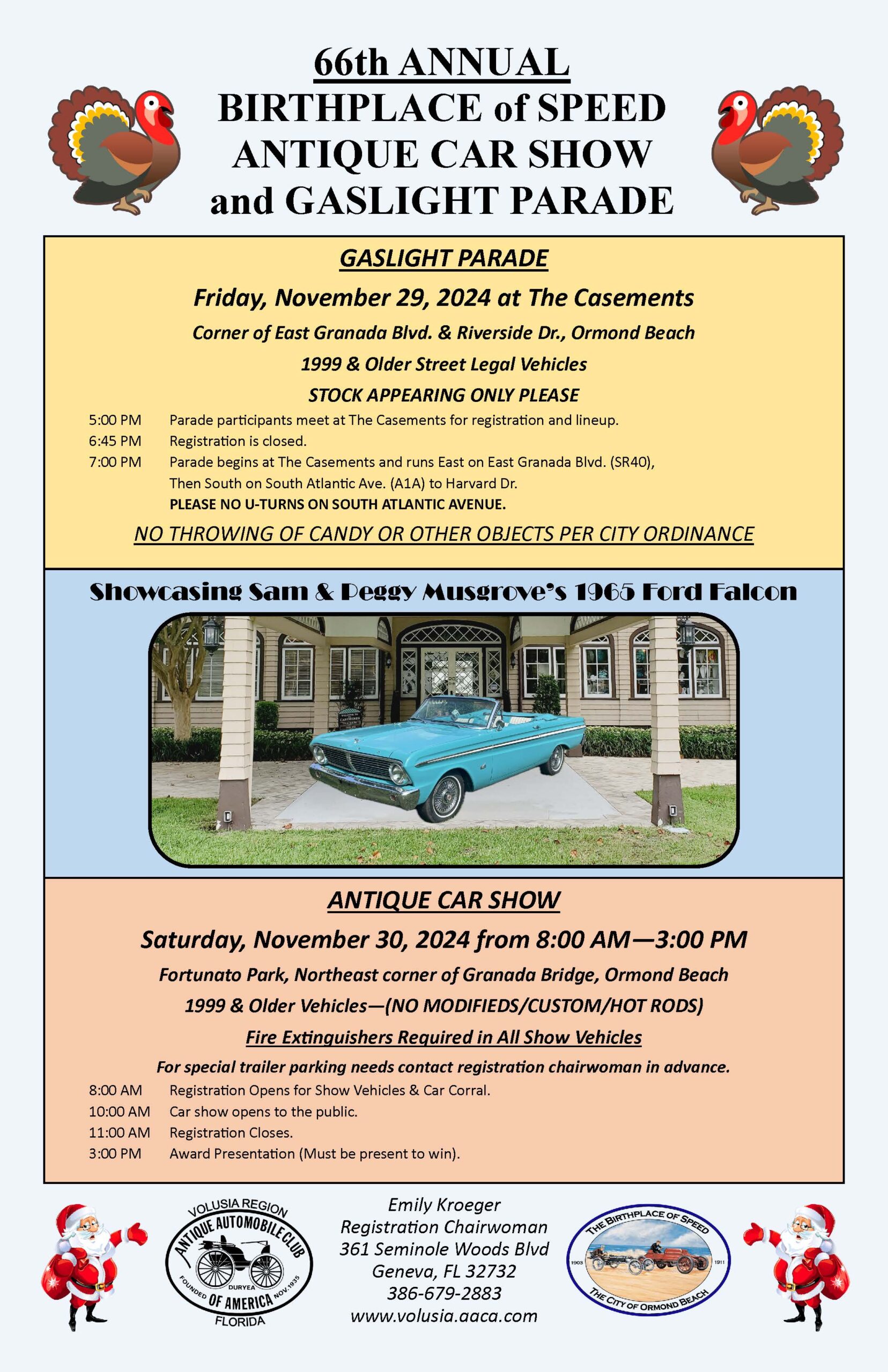 66th Annual Gaslight Parade and Birthplace of Speed Antique Car Show ...